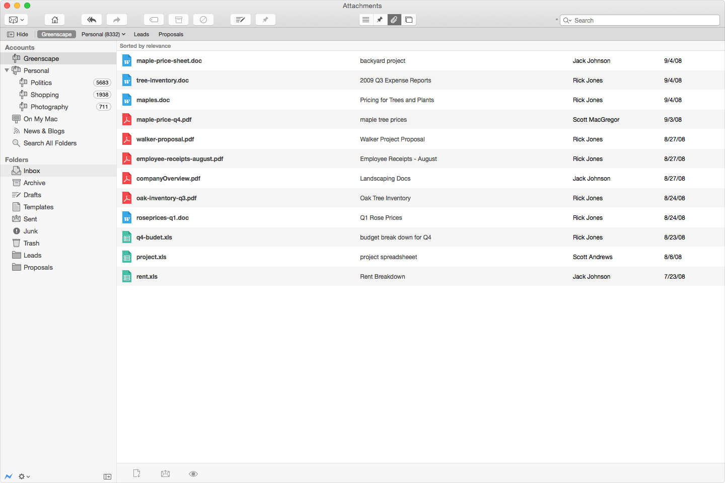 Screenshots - Postbox